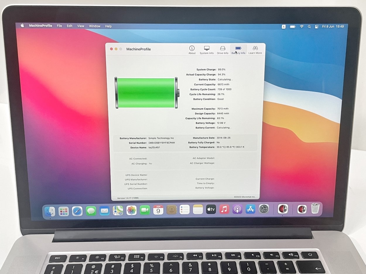 Apple MacBook Pro Mid 2014 Retina | i7 | 16gb | 256gb SSD | 15 ...